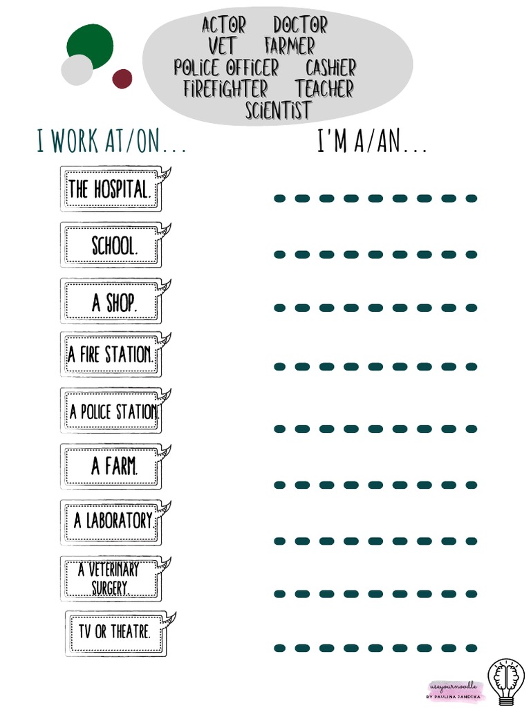 My Dream Job Karta Pracy-2 PDF | PDF