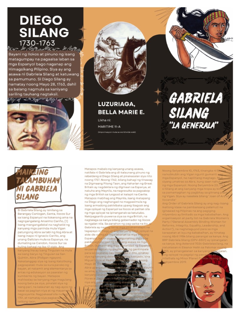 Brochure, Gabriela Silang | PDF