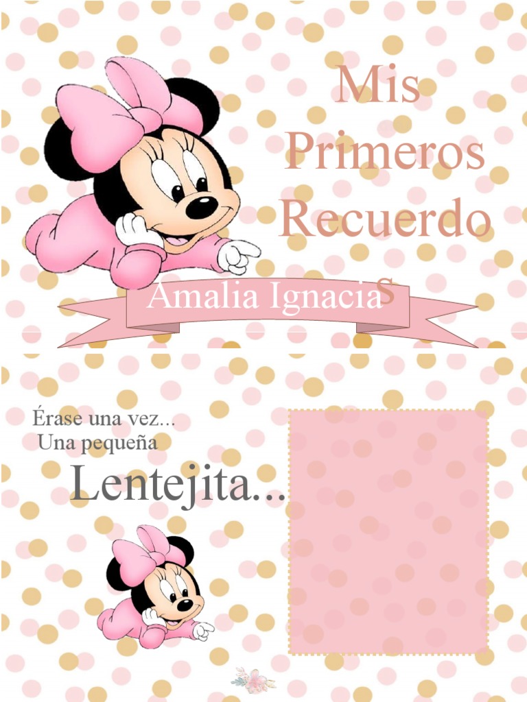 Libro de Recuerdo Minnie | PDF