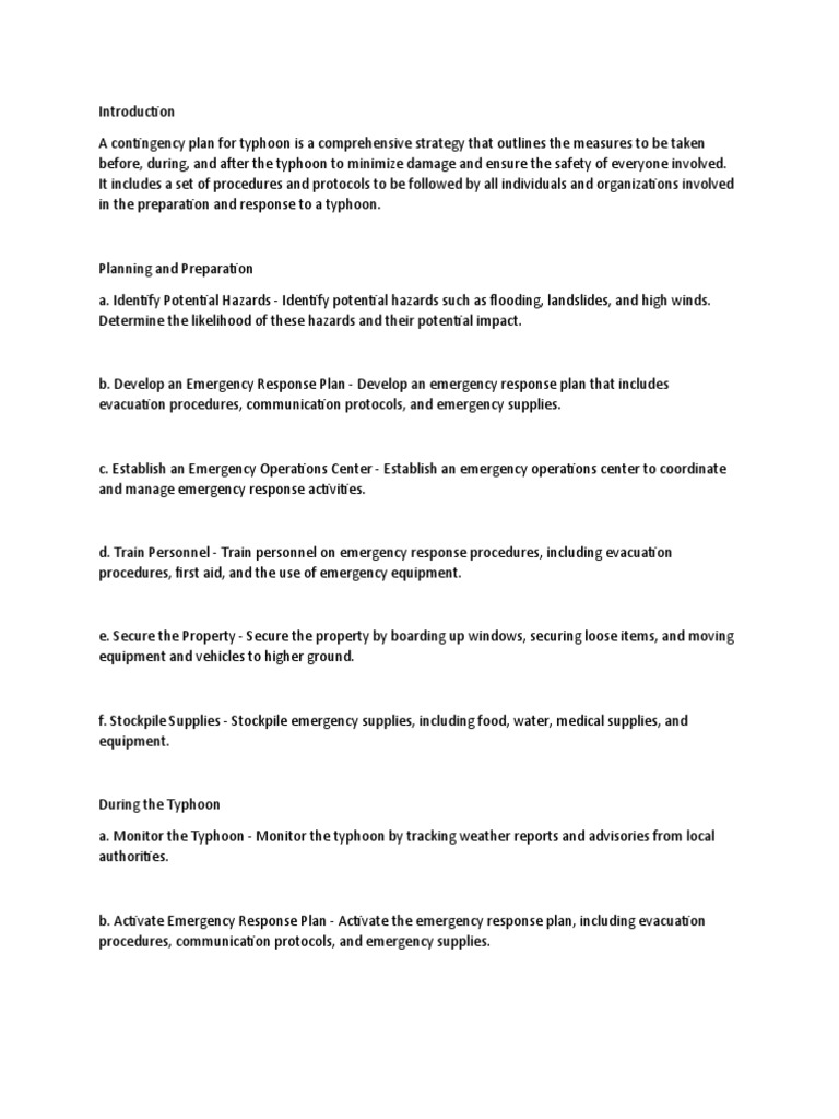 Contingencyplan | PDF | Emergency | Emergency Evacuation