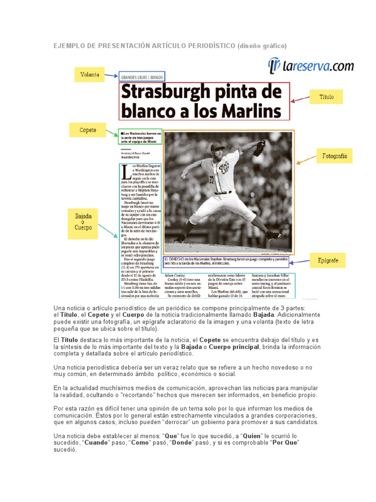 Estructura de un Artículo Periodístico | PDF