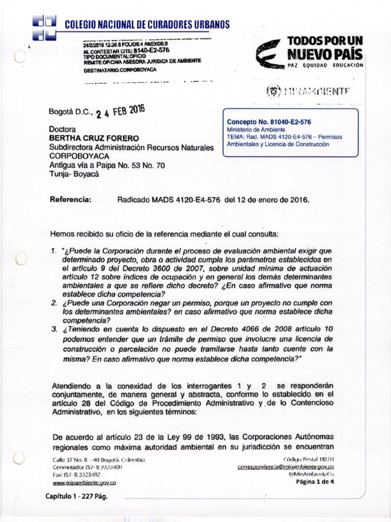 Conceptos y Consultas Al Ministerio - Col. Curadores PDF | PDF