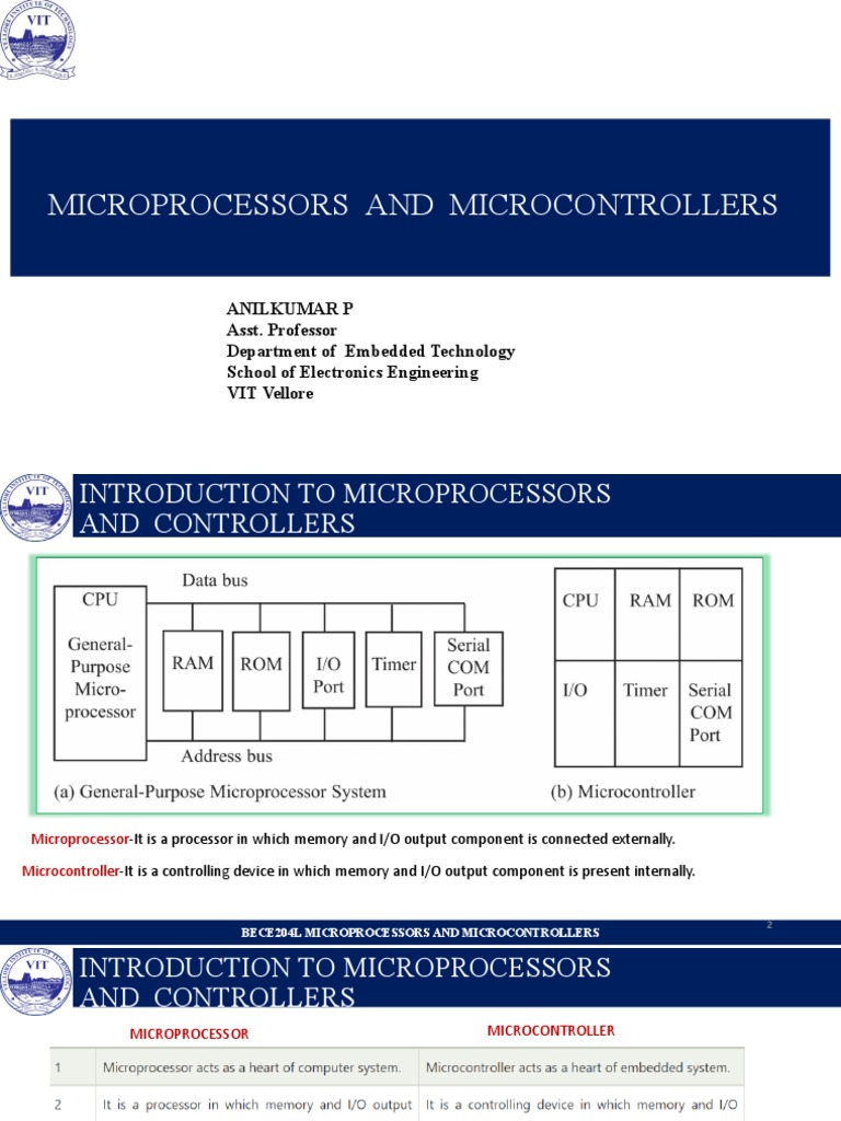 2 Introduction To Microprocessors And Microcontrollers 12 12 2022 Pdf Computer Data Storage
