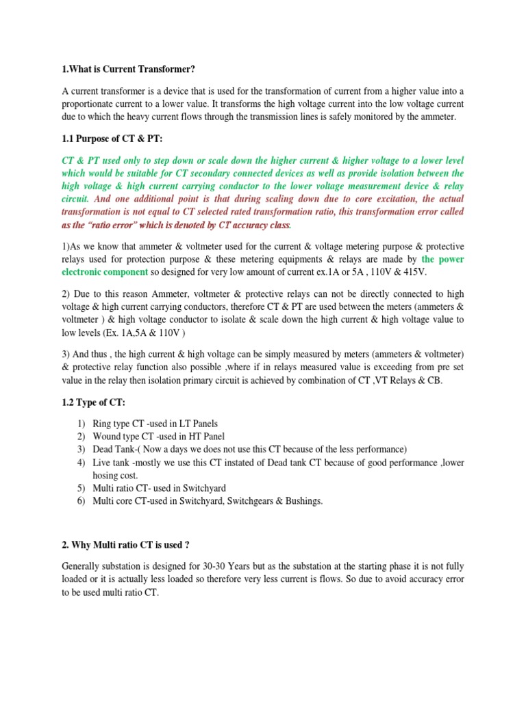 Overall Understanding CT As Per IEC 61869 2 1679333290 | PDF | Physical ...