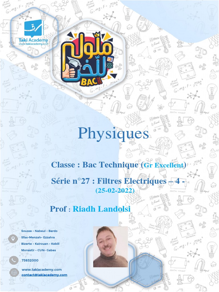 Filtres Électriques : Analyse et Calculs | PDF | Filtre (électronique ...