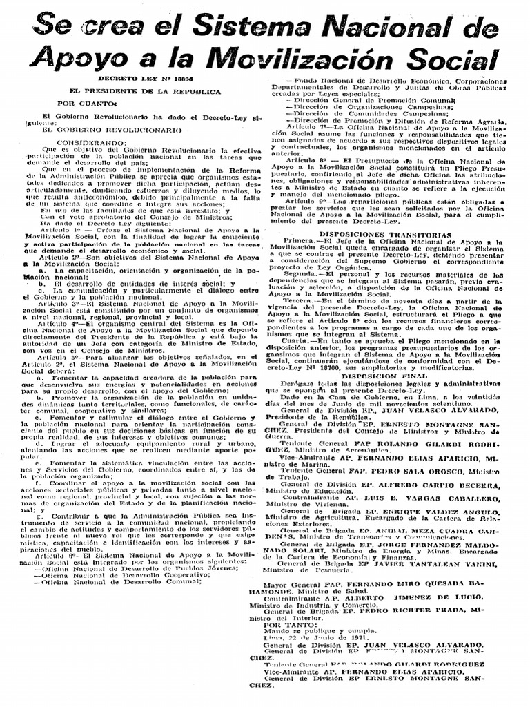 18896-Jun-22-1971 SINAMOS | PDF
