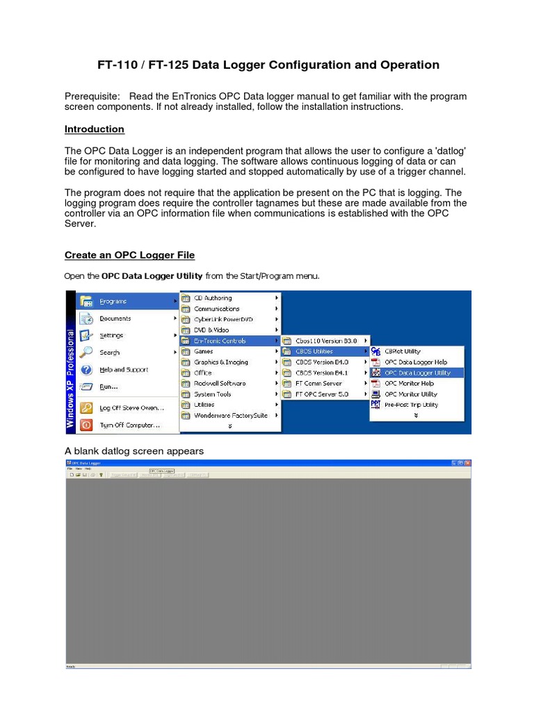 Appen - 2 - Datlog - Setup r2 PDF | PDF | Computer File | Databases