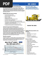 Multiflo Rf420exhv Spec Sheet | PDF | Pump | Engines