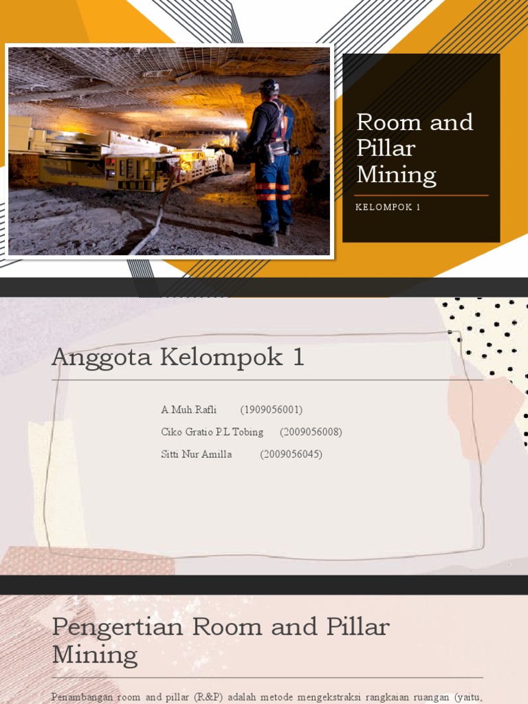 Room and Pillar Mining | PDF