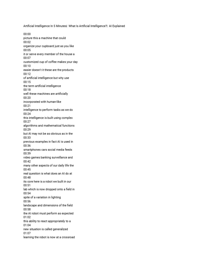 Artificial Intelligence in 5 Minutes What Is Artificial Intelligence AI ...