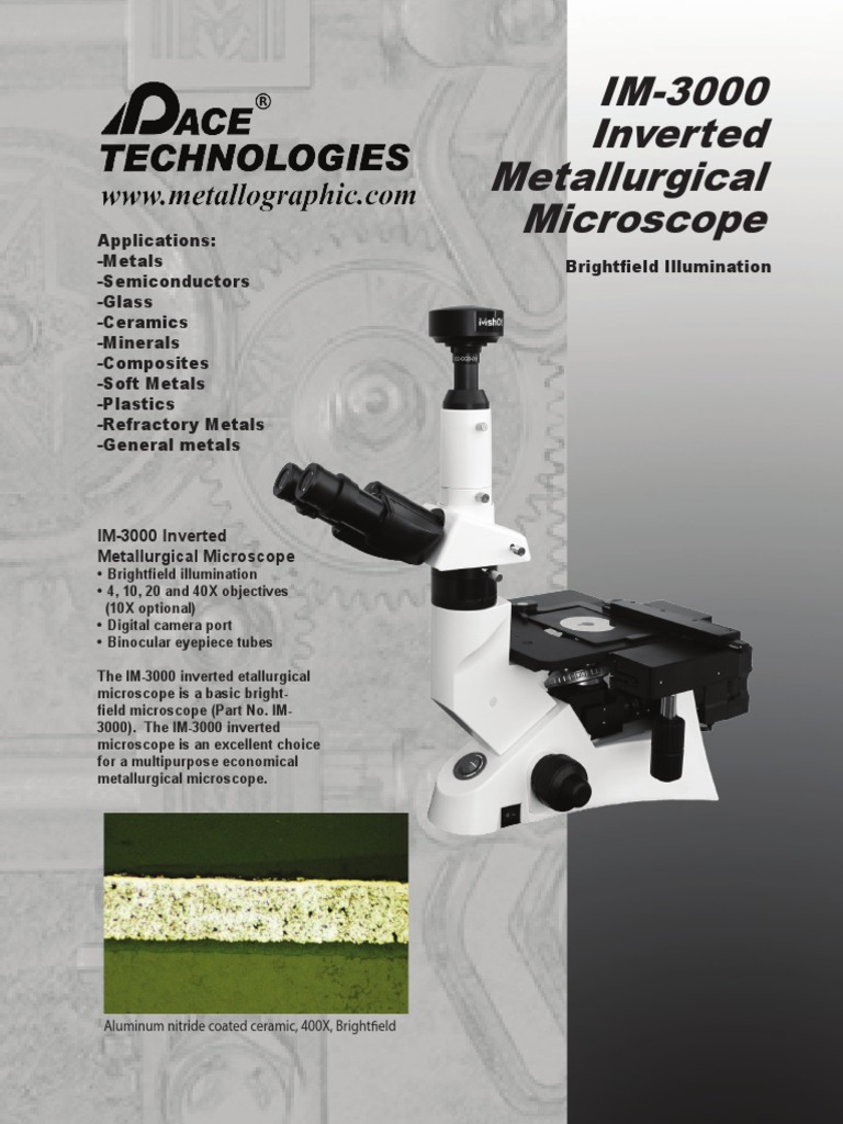 Im 3000 | PDF | Microscope | Manufactured Goods