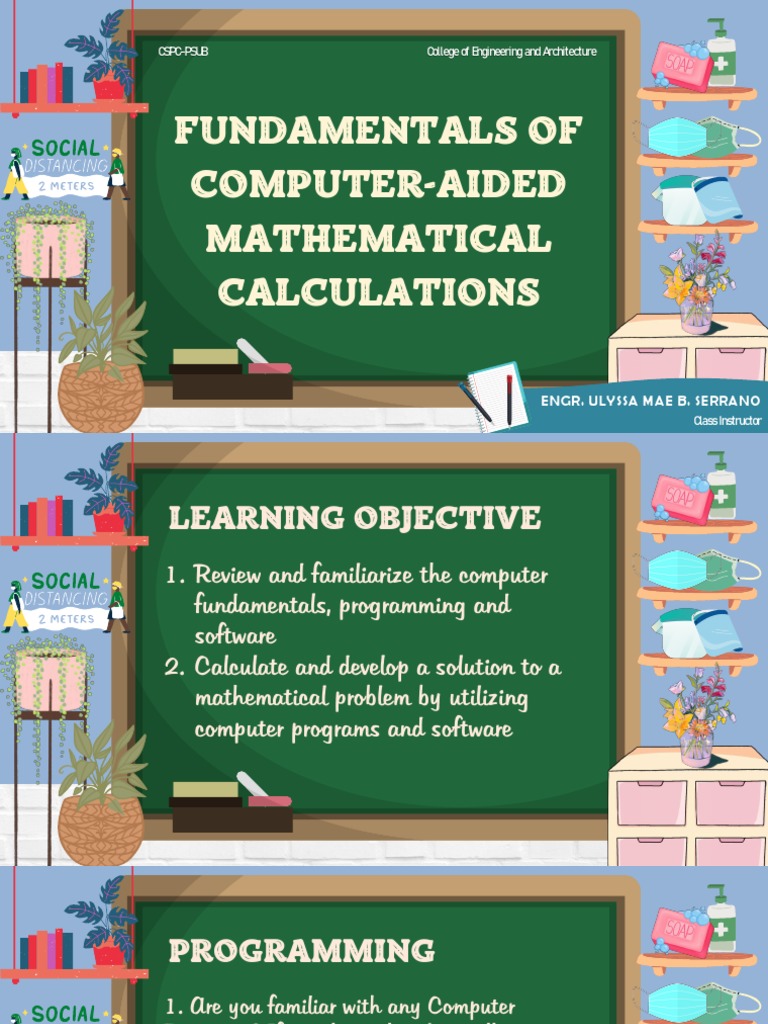 2 Fundamentals of Computer Aided Mathematical Calculations | PDF | Microsoft Excel | Control Flow