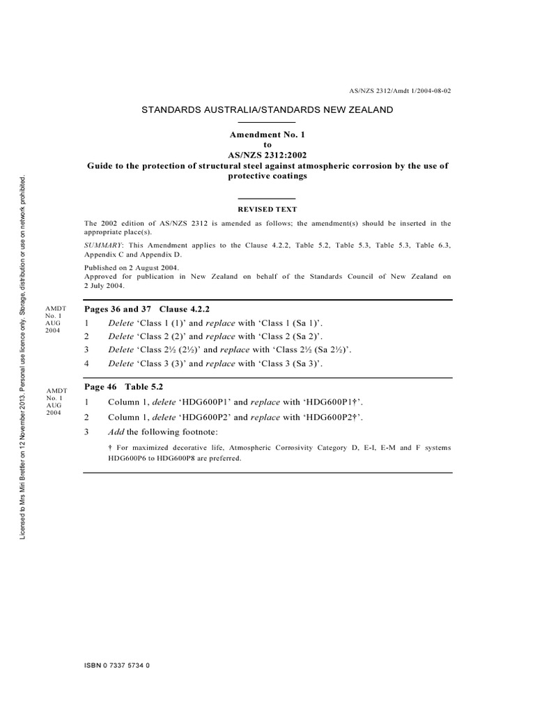 AS NZS 2312-2002 Amdt 1-2004 PDF Factory | PDF