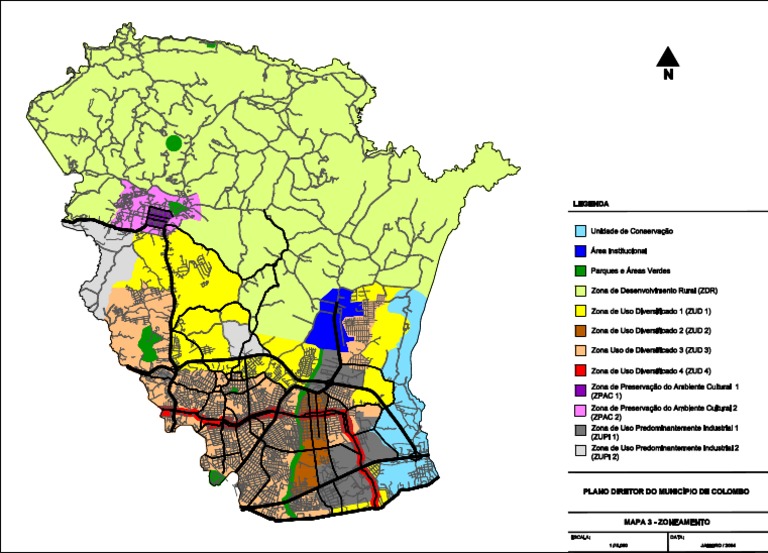 Mapa 3 - Zoneamento PDF | PDF