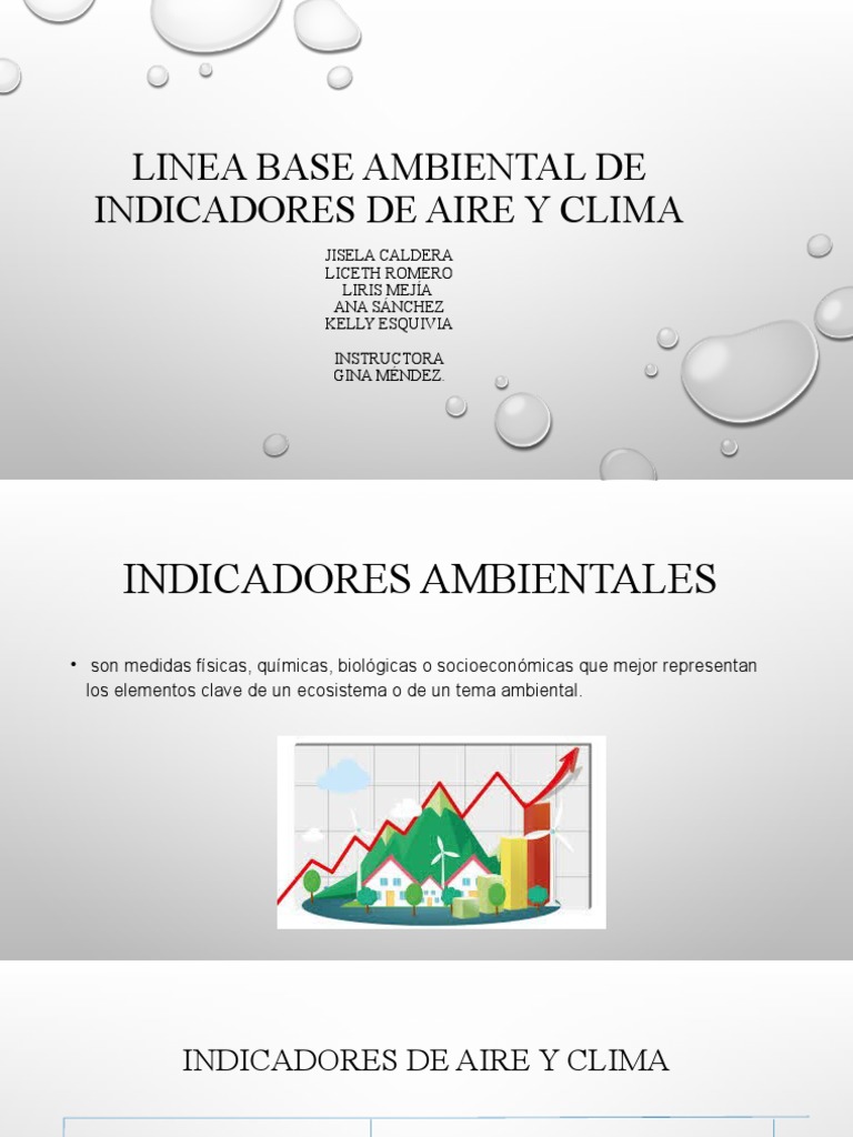 Indicadores de Aire y Clima | PDF | Entorno natural | La contaminación del aire