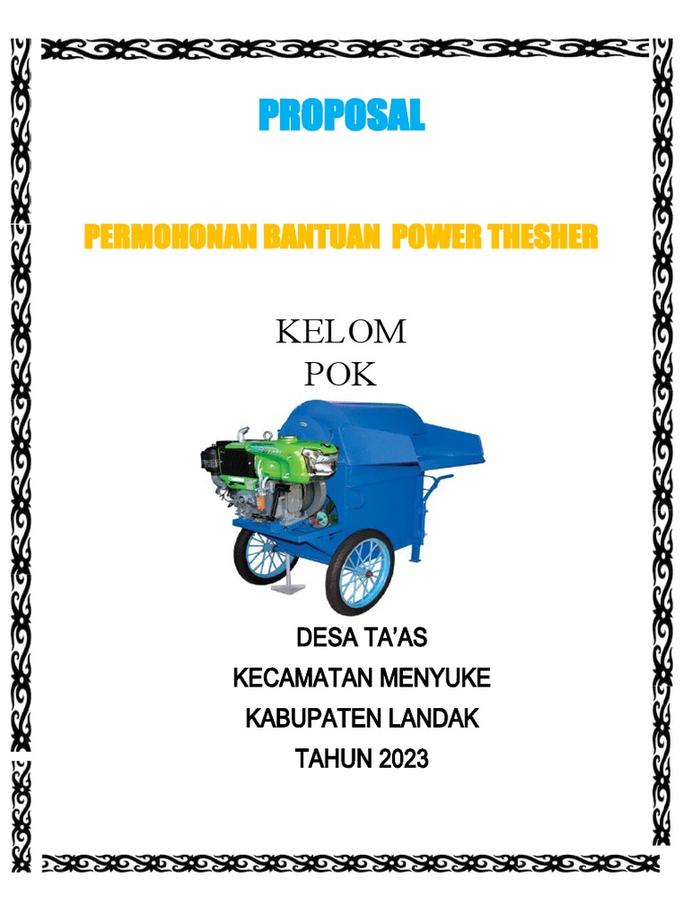 Proposal Kelompok Tani | PDF