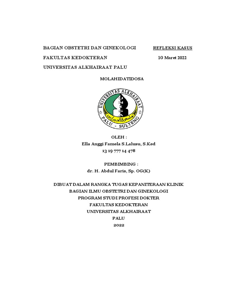 Refka Molahidatidosa | PDF