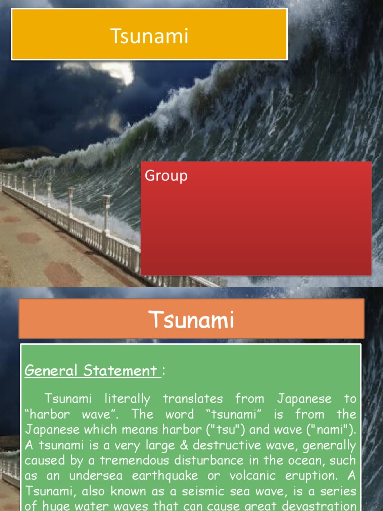 Tsunami-Explanation Text | PDF