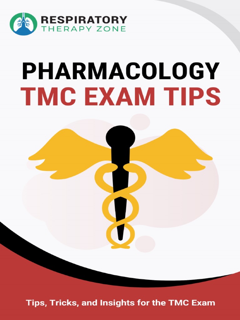 Pharmacology TMCExam Tips | PDF | Medical Specialties | Medicine