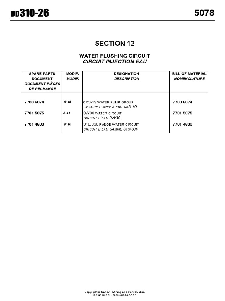 S12 Water Flushing Circuit PDF | PDF | Manufactured Goods | Machines