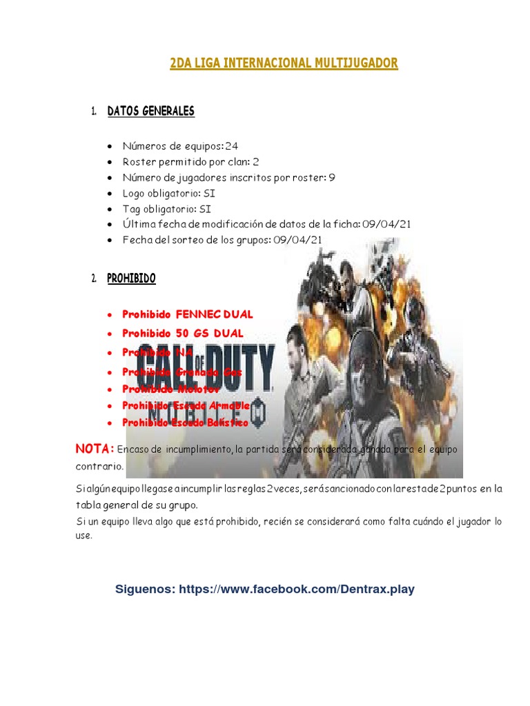 Rules Z League PDF | PDF
