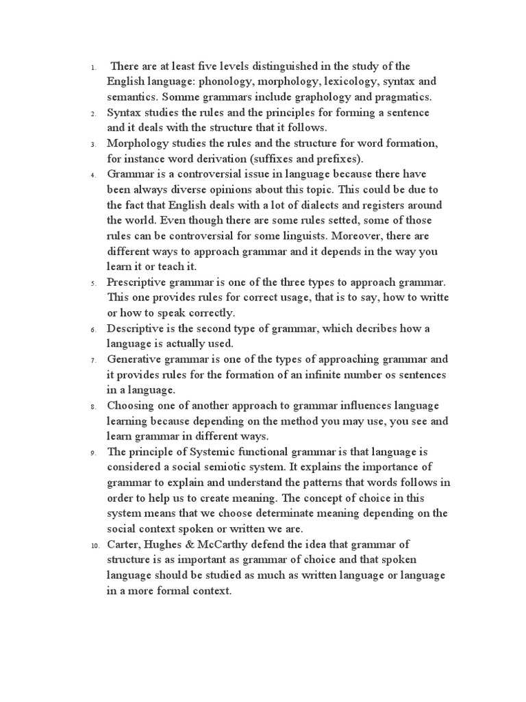 Syntaxis Ejercicios | PDF | Phrase | Clause