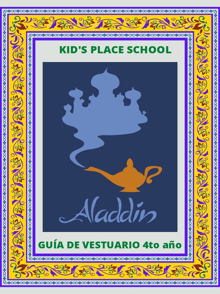 Aladdin Vestuario 4to Año PDF | PDF