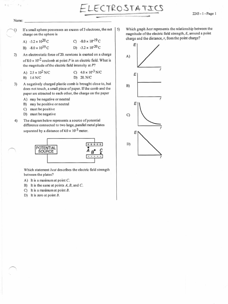 Electrostatics 3 PDF | PDF