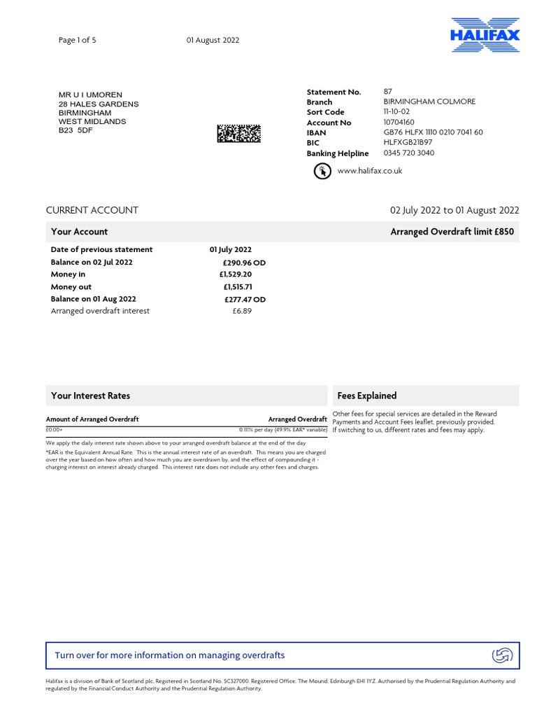 Preview PDF | PDF | Transaction Account | Overdraft