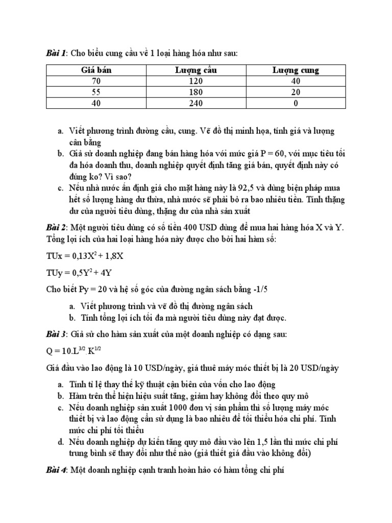 Bài tập KTVM tổng hợp | PDF