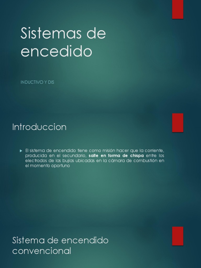 Sistema de Encedido Cec PDF | PDF | Distribuidor | Corriente eléctrica