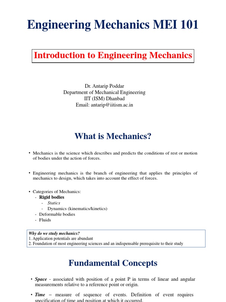 Chapter 1 6. 1 - Introduction PDF | Download Free PDF | Force | Mechanics
