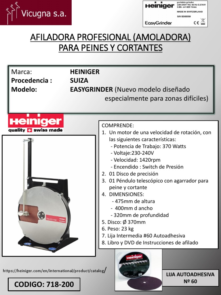 Afiladora Easy Grinder | PDF