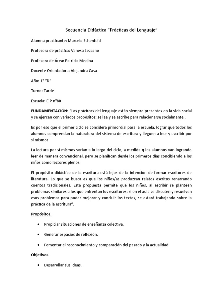 1 Reescritura de Cuentos Con Lobos | PDF | Maestros | Enseñando