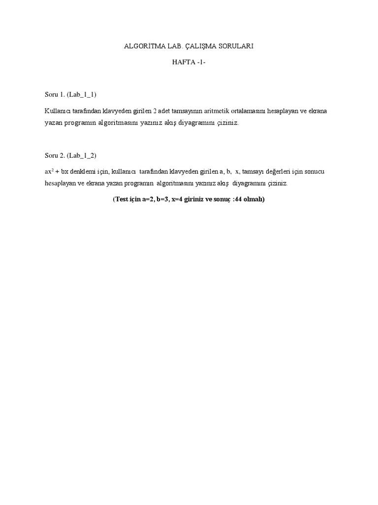 Algoritma Lab 1 PDF | PDF Algoritma Lab 1 PDF | PDF