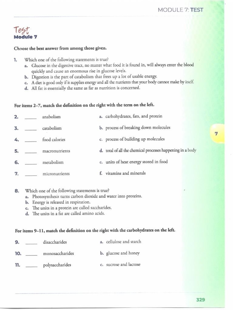 Module 7 Test PDF | PDF
