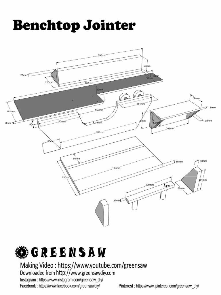 Benchtop Jointer Greensaw PDF | PDF