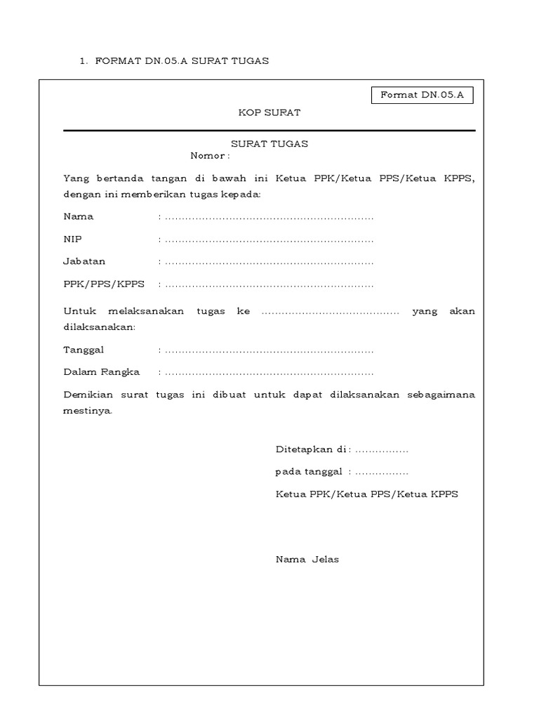 Format DN.05.A. SPJ PPS | PDF