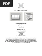 Complete Waiting Shed Design Plan | PDF