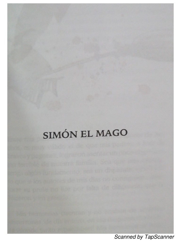 Simón El Mago - Tomás Carrasquilla | PDF