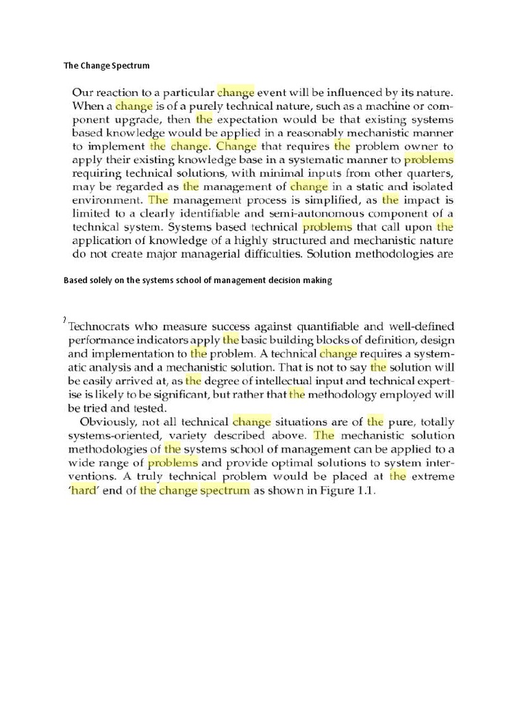 The Change Spectrum Etc | PDF | Thought | Traffic Light