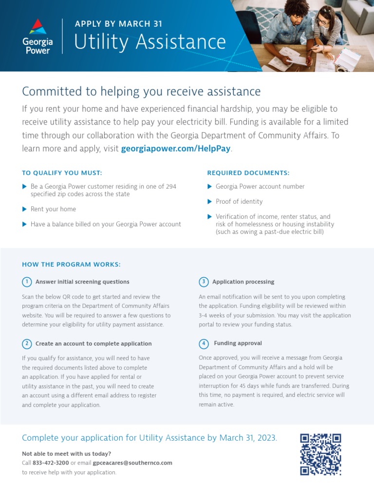 Georgia Power Utility Assistance | PDF | Renting | Economies