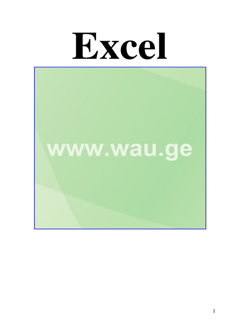 Excel PDF | PDF | Computing | Software Engineering