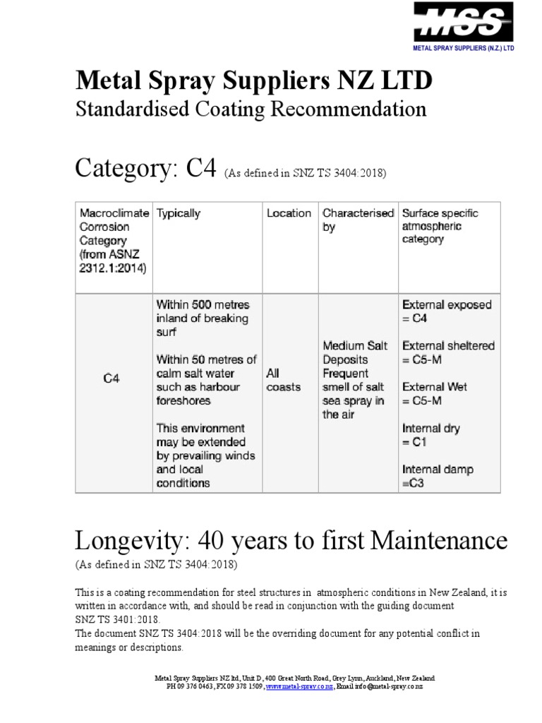 C4 40 Years Website | PDF | Corrosion | Coating