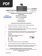 CSEC POB January 2025 Paper 2 | PDF