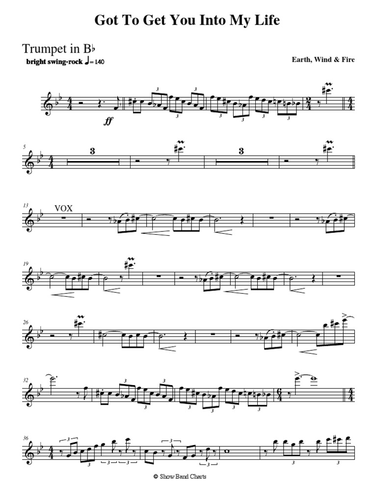 Got To Get You Into My Life Trumpet | PDF