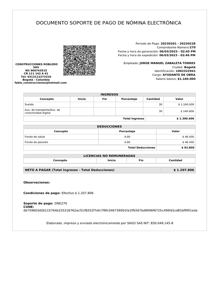 CERTIFICACIONES - Idu | PDF | Salario | Pensión