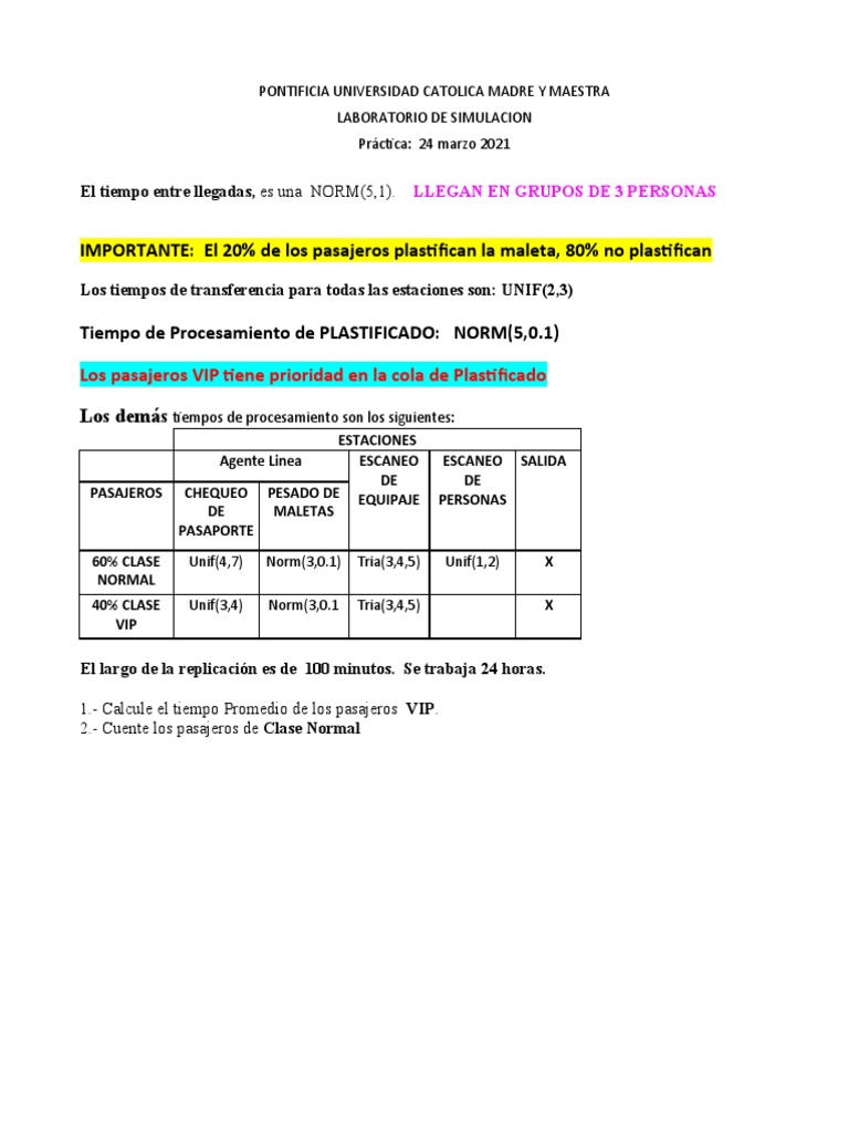 8va Clase Lab Simulacion 24marzo2021 | PDF