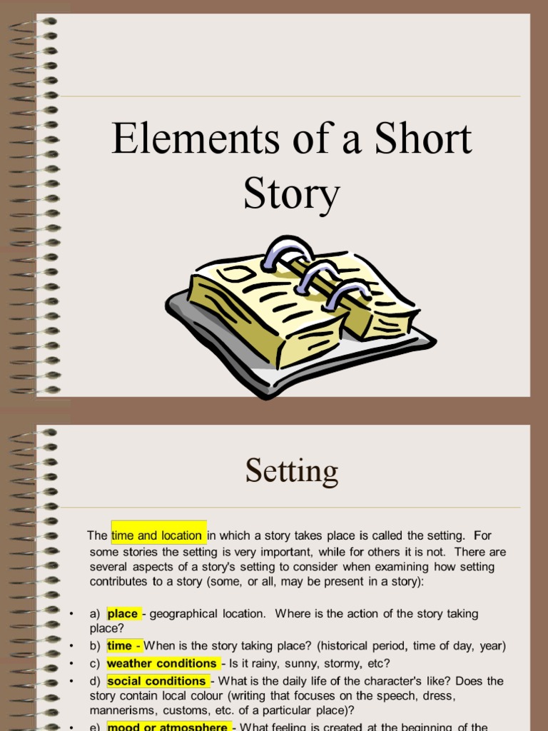 Short Story Elements | PDF | Plot (Narrative) | Irony