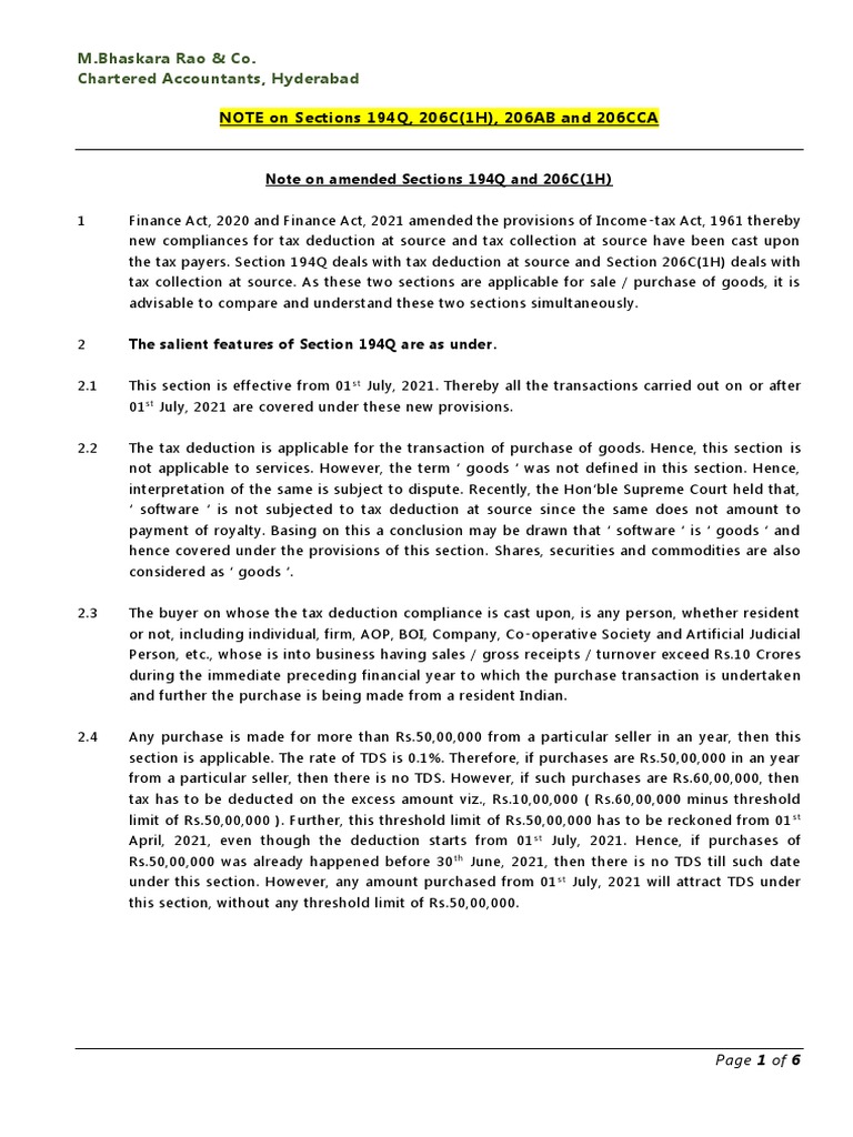30.draft Section 194Q and 206C (1H) MBRC Circular Modified 03072021 ...
